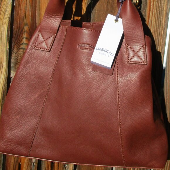 American Leather Co. | Bags | American Leather Ada Triple Entry Soft ...
